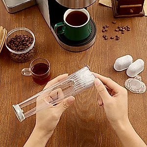 PUREHQ Ninja Water Filter for Ninja Dual Brew Coffee Maker - Compatible with DualBrew Pro CFP201 CFP301 CFP307 CFP451CO - Includes Filter Holder and 3 Pack of Charcoal Water Filters