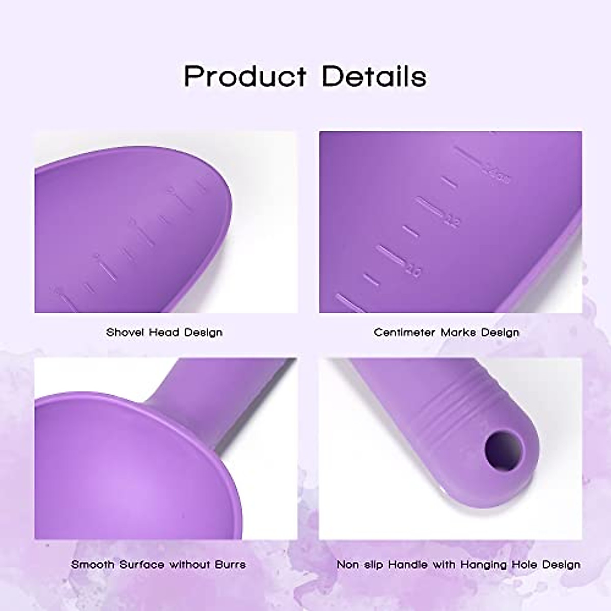 YAIKOAI 4 Pack Plastic Garden Shovel Plant Hand Shovel Trowels Home Gardening Tools for Flower Vegetables Soil Transplanting, Weeding, Moving, Digging Planting, A Style