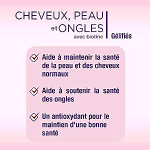 Nature's Bounty Hair, Skin, Nails Gummies with Biotin, 80 Gummies