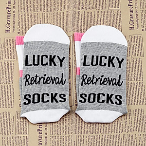 JXGZSO 2 Pairs IVF Socks Lucky Transfer Socks Lucky Retrieval Socks Fertility Socks IVF Transfer Day Gift (Lucky Retrieval Socks)