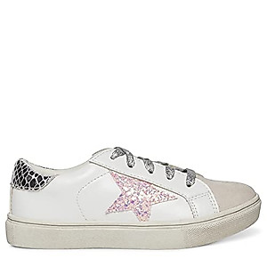 Steve Madden Girls Shoes Girls Rezume Sneaker, White Multi, 2 Little Kid