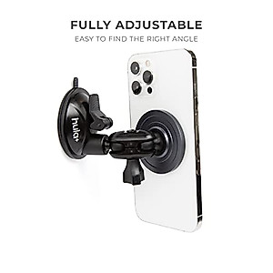 hula+ MagSafe - Mirror/Bathroom/Shower Phone Holder for iPhone 14, 13, 12, Pro, Pro Max, and Mini. Multi-use Everyday Phone Mount with Magnetic Attachment, MagSafe Compatible