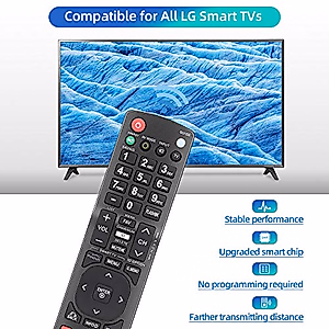 Gvirtue Universal Remote Control for Almost All LG Brand LCD LED HD TV, 3D TV, Smart TV