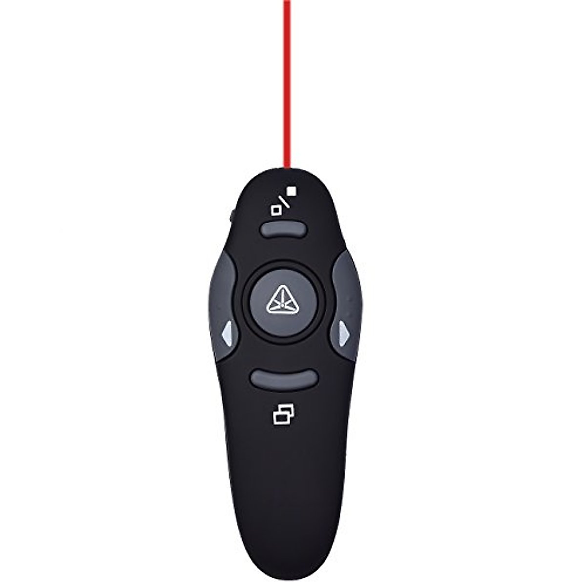 2.4 GHz USB Wireless Presenter Remote Control Laser Pointer Pen Red RF PowerPoint Clicker PPT Controller Presentation for Meeting Teaching Speech