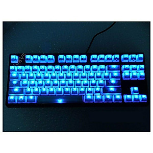 87 Keys Keycool PBT Doubleshot Keycap ANSI OEM Key Cap for Cherry MX Gaming Mechanical Keyboard