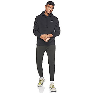 Nike Pull Over Hoodie, Black/Black/White, 4X-Large-T