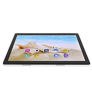 AMONIDA 10 Inch Tablet, 5G WiFi Dual Band Octacore Processor (White), US Plug (Shanrya82gs5ae9cf-11)