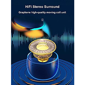 Wireless Earbuds, TWS Bluetooth 5.0 Earbuds, Sport Headphones Matte Design Earbuds with Battery Charging Case by MDNS