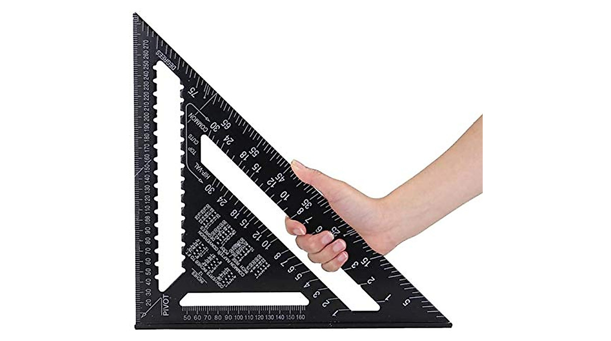 12-Inch Rafter Square Tool for Accurate Layouts