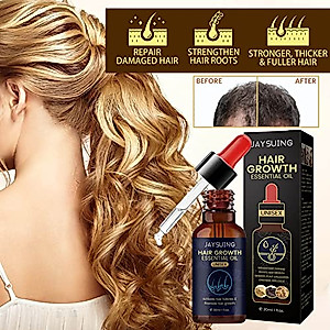 Ginger King Hair Nutrient Solution Nourishes hair roots, Polygonum Multiflorum And Ginger Herbal Hair Care Essence Nourishing Hair Hair Care Solution Preventing Hair Loss And Hair Density 30ml (1PCS)