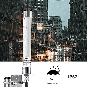 XRDS-RF 4G LTE Antenna 6dBi Omni-Directional Outdoor Fixed Mount Antenna with N Female Connector for Router, Modem, Radio, Signal Amplifier (698-2700MHz)