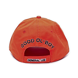 General Lee 01 Good Ol' Boy Unisex-Adult Applique Embroidered Hat -One-Size Orange