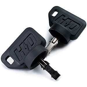 2 Pk HD Switch Ignition Switch Key Set Replaces Troy-Bilt MTD Super Bronco Pony Big Red Horse Range Rider Bronco Mustang Colt White 625-05000 625-05002 625-04124 411932 411933 140401 140402 140403
