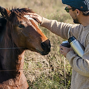 thebmate [Premium Yerba Mate Cup (Mate Gourd) - Crafted Ceramic Teacup – Dark Brown Leather Wrapped Handmade in Uruguay - Mate Torpedo - Torpedo Style