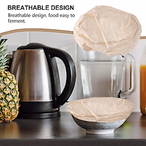 Bread Proofing Basket Cloth Liner Proofing Cloth Dough Bowl Cover 2PCS for Kitchen Baking Bread Tools Ellipse