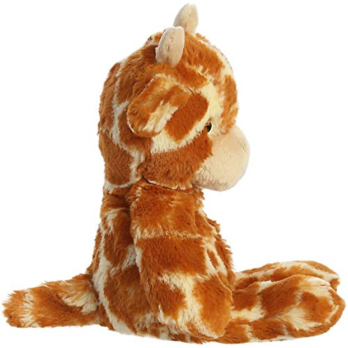 Aurora® Snuggly Sweet & Softer™ Giraffe Stuffed Animal - Comforting Companion - Imaginative Play - Brown 9 Inches