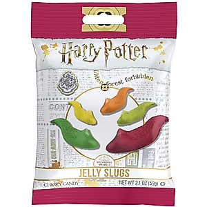 Harry Potter Jelly Gummy Candy Slugs, Bertie Botts Every Flavour Jelly Beans & Chocolate Crispy Frog (Bundle of 3 Items)
