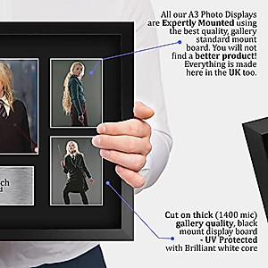 HWC Trading Evanna Lynch Harry Potter Luna Lovegood 16 x 12 inch (A3) Printed Gifts Signed Autograph Picture Display for Movie Memorabilia Fans - 16" x 12" Framed