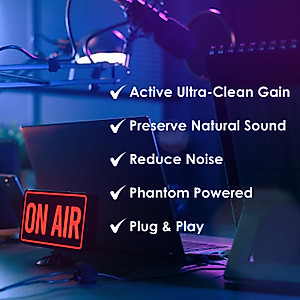 Cloud Microphones - Cloudlifter CL-2 Mic Activator - Ultra-Clean Microphone Preamp Gain - USA Made