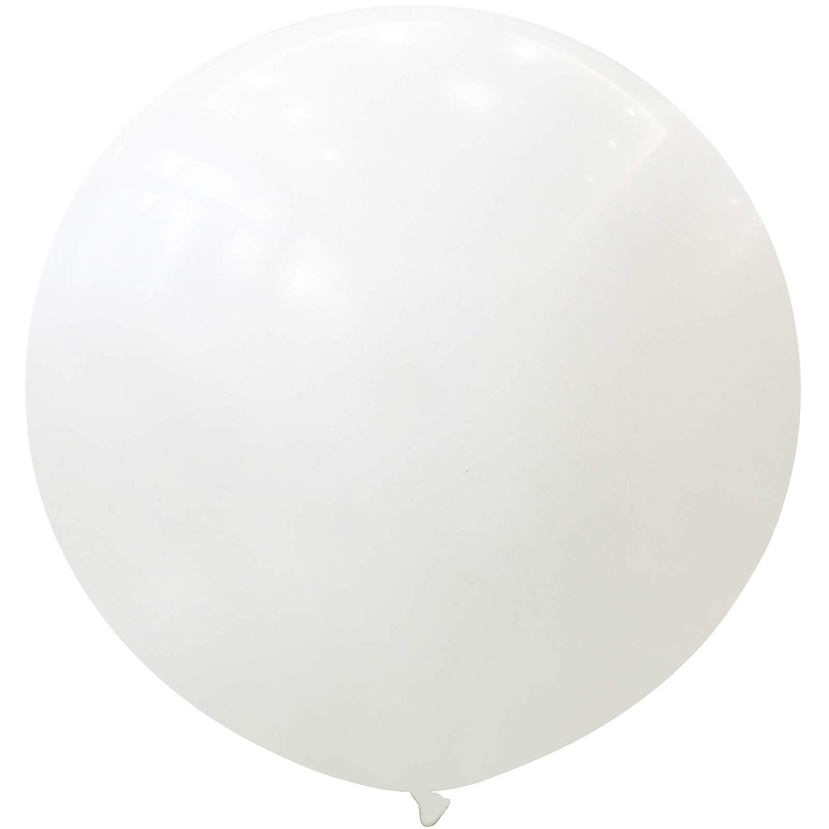 Neo LOONS 36 Inch Giant Latex Balloons, Standard White Round Balloons for Birthdays Weddings Receptions Festival Party Decoration, Pack of 5 Pcs