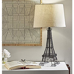 Adesso SL5001-01 Eiffel Tower Table Lamp, Black