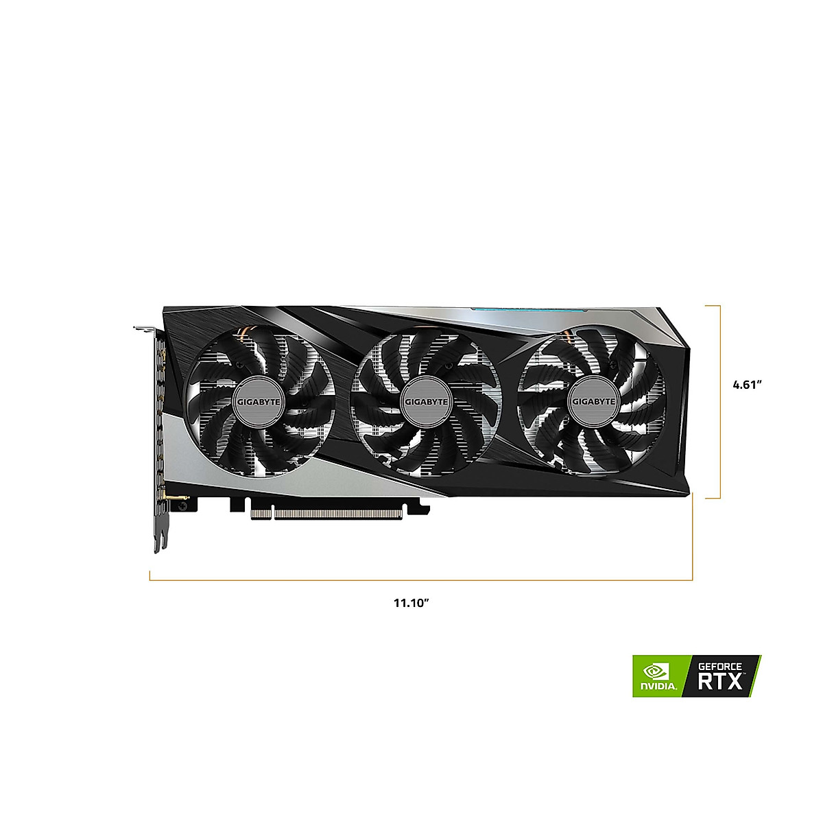 GIGABYTE GeForce RTX 3050 Gaming OC 8G Graphics Card, 3X WINDFORCE Fans, 8GB GDDR6 128-bit GDDR6, GV-N3050GAMING OC-8GD Video Card