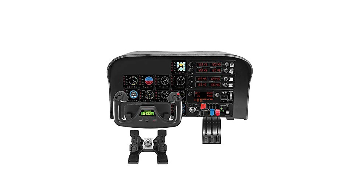 Logitech G Pro Flight Instrument Panel - Real-Time Sim Data