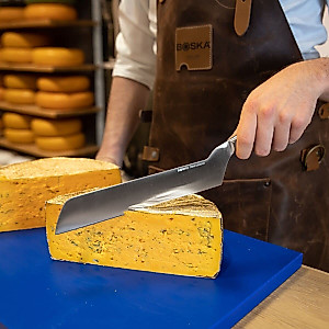 BOSKA Knife for semi-hard cheese - 210 mm - blue