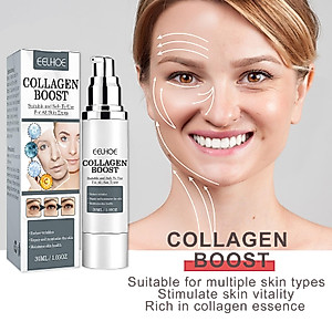3Pcs EELHOE Collagen Boost Anti Aging Serum, EELHOE Collagen Anti-Wrinkle Cream, Voletas Collagen Boost Anti-Aging Serum