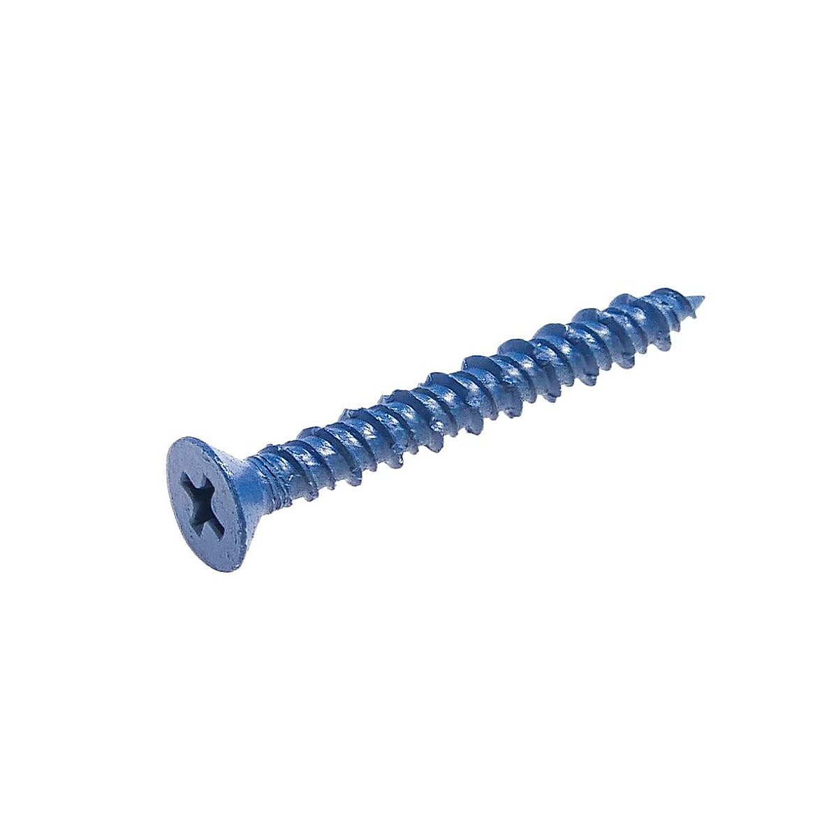 100 Qty 3/16" x 1-3/4" Flat Head Phillips Diamond Tip Concrete Screws to Anchor Masonry, Block & Brick (BCP481)