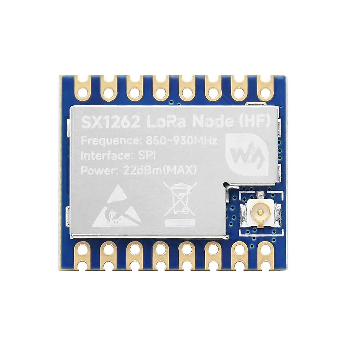 Core1262 HF LoRa Module for Raspberry Pi Pico, Onboard SX1262 Chip, Suitable for Sub-GHz Band, Long-Range Communication