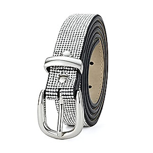 RISANTRY Rhinestone Belt for Women, Sparkly Diamond Belts for Womens Dresses, Ladies Glitter Belts for Jeans