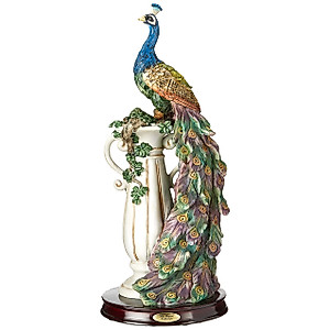 Design Toscano The Peacock's Sanctuary Sculpture