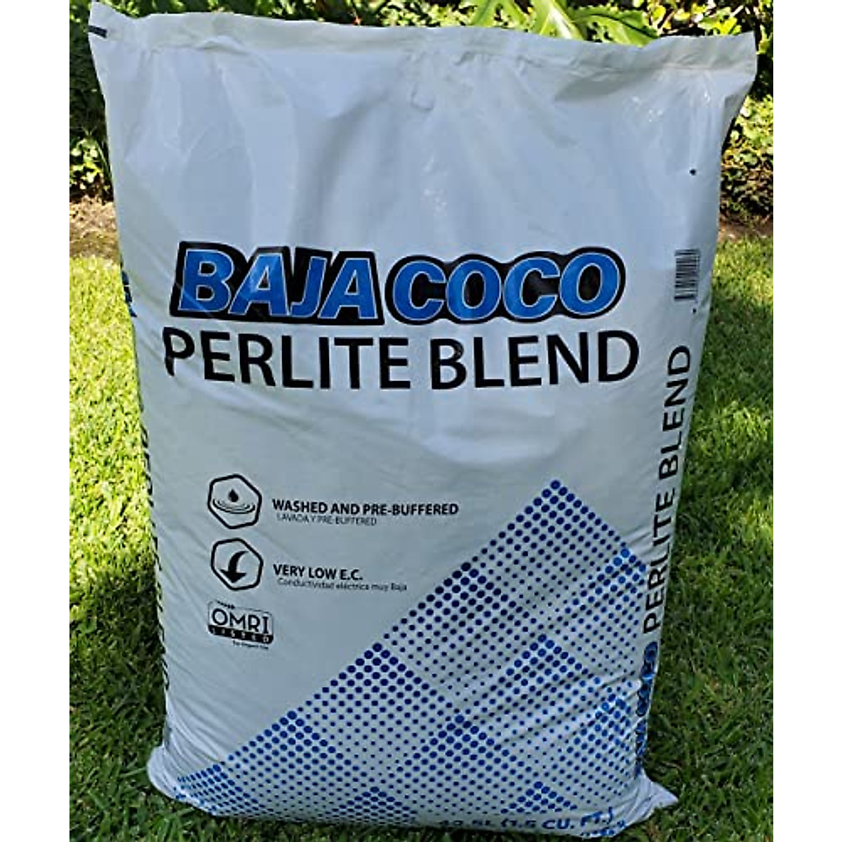 Coco Coir Perlite Blend 1.5 CU. FT. /42.5 Liter/ 40 Dry Quarts Pre Bufferd Washed Low EC Coconut Coir Organic Indoor Outdoor Garden Coco Fiber