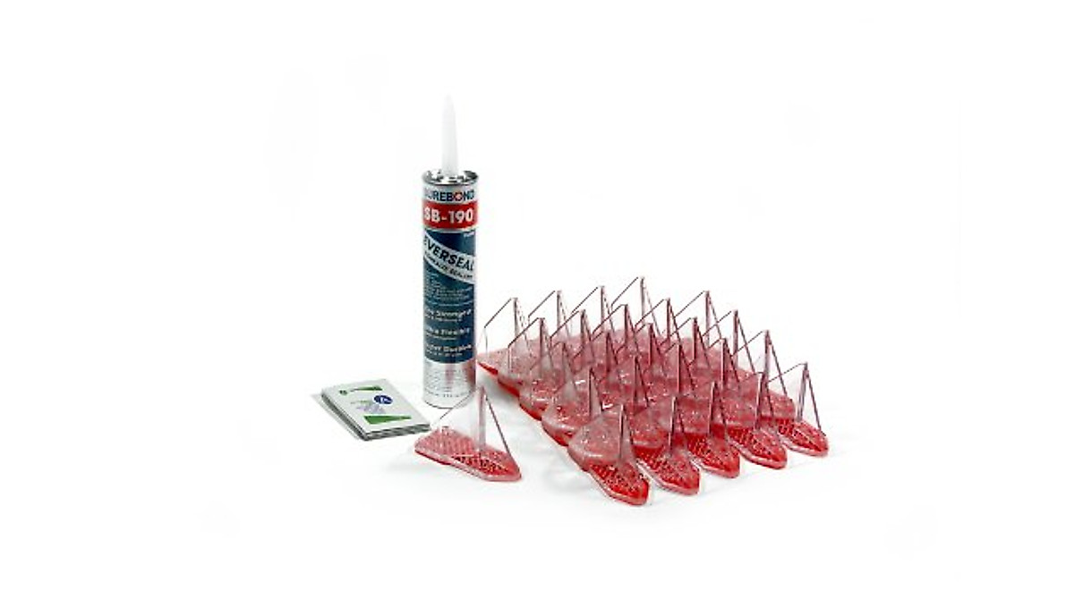 SnowBreaker 25pcs Adhesive Snow Guards for Metal Roofs