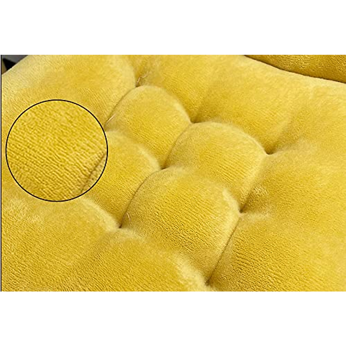 Non-Slip Chair Cushion, Premium Tufted Rocking Seat Back Pad with Ties, Durable & Comfort Pillow Cushion for Relief Sciatica, Thick Chair Mat for Office Car Dining Room Kitchen Outdoor/Indoor Pink