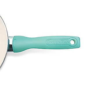 GreenPan Rio 8 Inch and 10 Inch Ceramic Non-Stick Fry Pan Set, Turquoise -