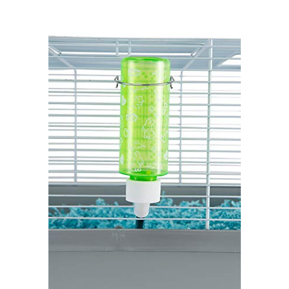 Lixit Critter Bright Water Bottles for Hamsters, Rabbits, Chinchillas, Ferrets, Guinea Pigs and Other Small Animals (4 Ounce, Assorted Colors Pack of 1)