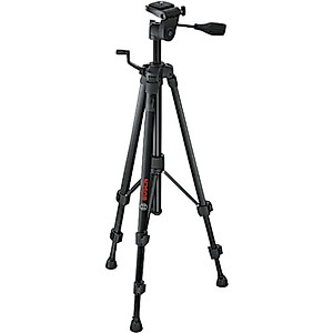 Bosch Professional Tripod for Lasers and Levels BT 150 (Height: 55-157 cm, Thread: 1/4")