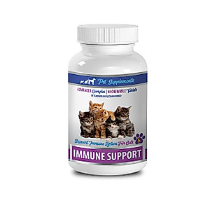 PET SUPPLEMENTS cat Immune System - Immune Support - for Cats - Vet Recommended - CHEWABLE - Selenium for Cats - 1 Bottle (90 Chews)