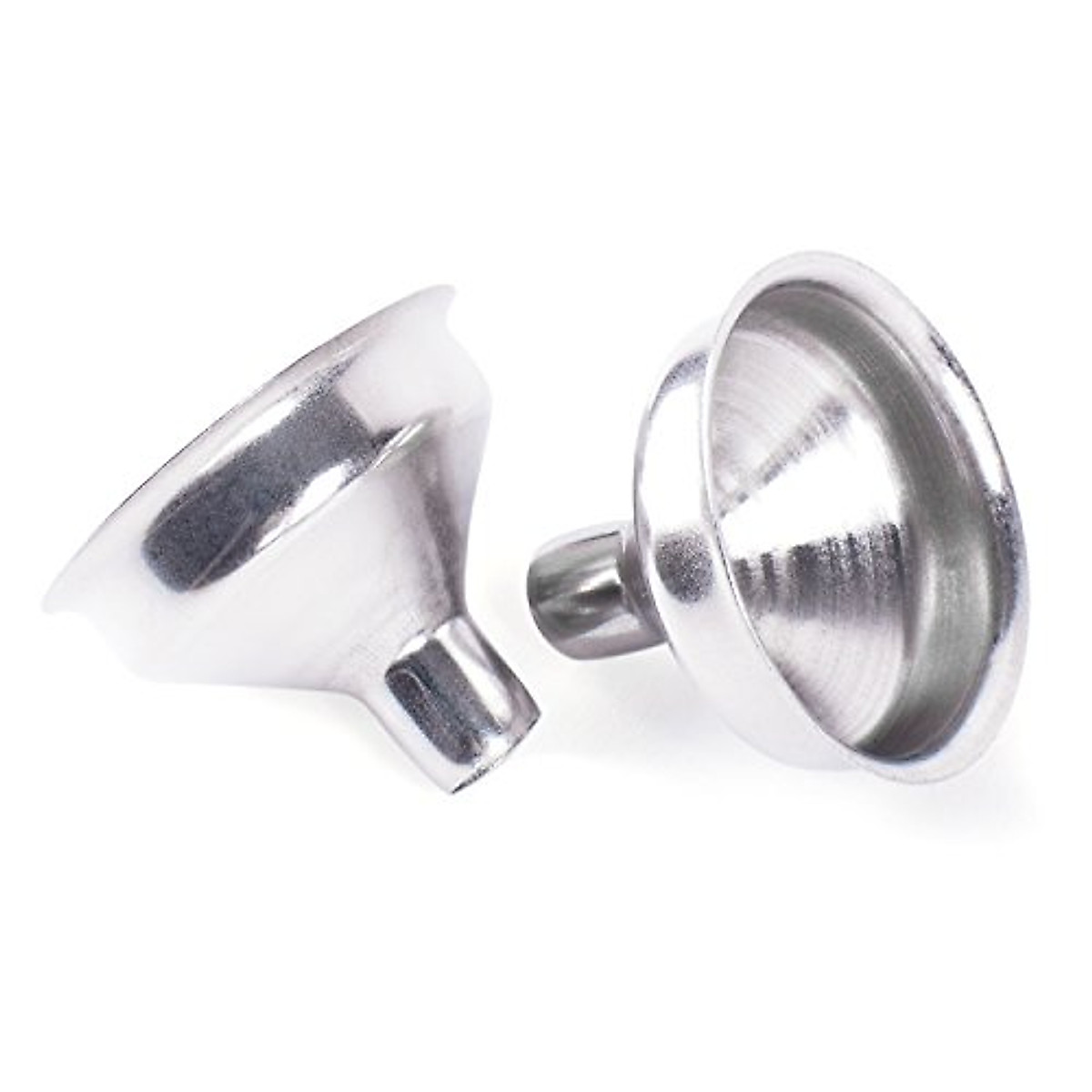 1.25" Stainless Steel Mini Funnels for Miniature Bottles, Essential Oils, DIY Lipbalms, Cooking Spices Liquids, Homemade Make-Up Fillers (6 Pack) by Super Z Outlet