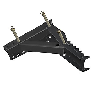 Mophorn 24 inch Excavator Hydraulic Thumb Backhoe Excavator Thumb Attachments Weld 1/2 Inch Teeth Thick Steel Plate Assembly CNC Plasma Cut Bolt-On Design