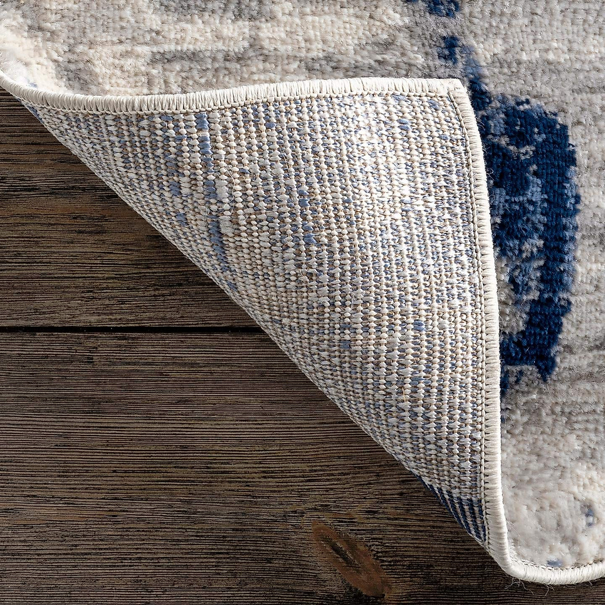 nuLOOM Lailah Abstract Tribal Area Rug , 4' x 6', Silver, Rectangular