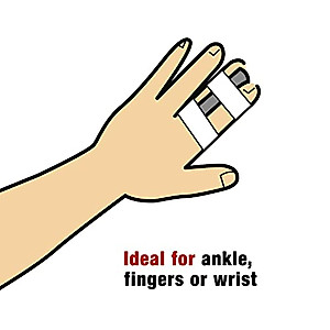 Ace Brand Sports Tape, Black, 1.5 Inch X 10 Yard, 18.10 Pound, 289.6 Ounce (Pack of 18)