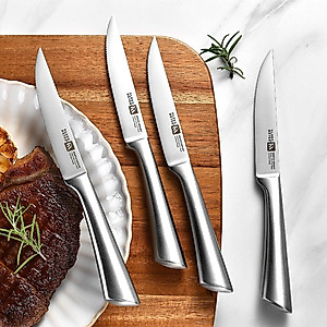 Klaus Meyer Hasta Premium High Carbon Steel 4 Piece 4.5 inch Steak Knife