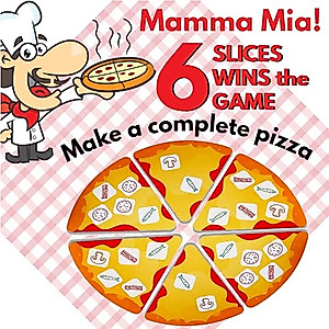 University Games, Pizza Party Dice Game, Dice Game for Kids and Families, Ages 6+