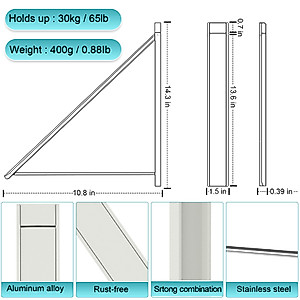 Ithywat Retractable Clothes Drying Rack,Space Saver Wall Mounted Folding Hanger for Laundry Room, Closet Storage Organization, Easy Installation Aluminium Dryer 1pcs