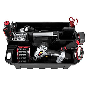 Performance Tool W88995 Portable Supply Caddy and Magnetic Utility Tool Tray,Black
