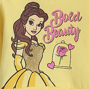 Disney Princess Belle Toddler Girls Pullover Hoodie and Leggings Outfit Set 4T