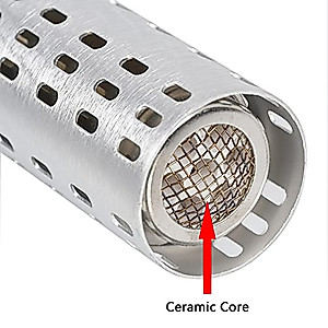 GasSaf Electric Coal Starter and Lighter, Fire Starter, BBQ Smoker, Grill Starter with Built-in Blower, Super Quick BBQ Ignites Briquettes, Wood, Fireplaces and Fire Pits(Ceramic core)